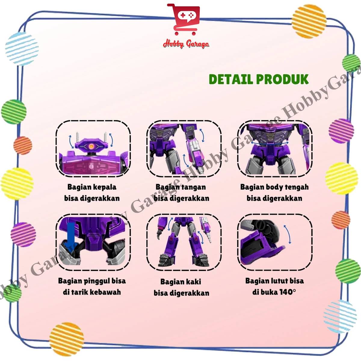 Promo Blokees Transformers Shockwave One Classic Class 18 Original ...