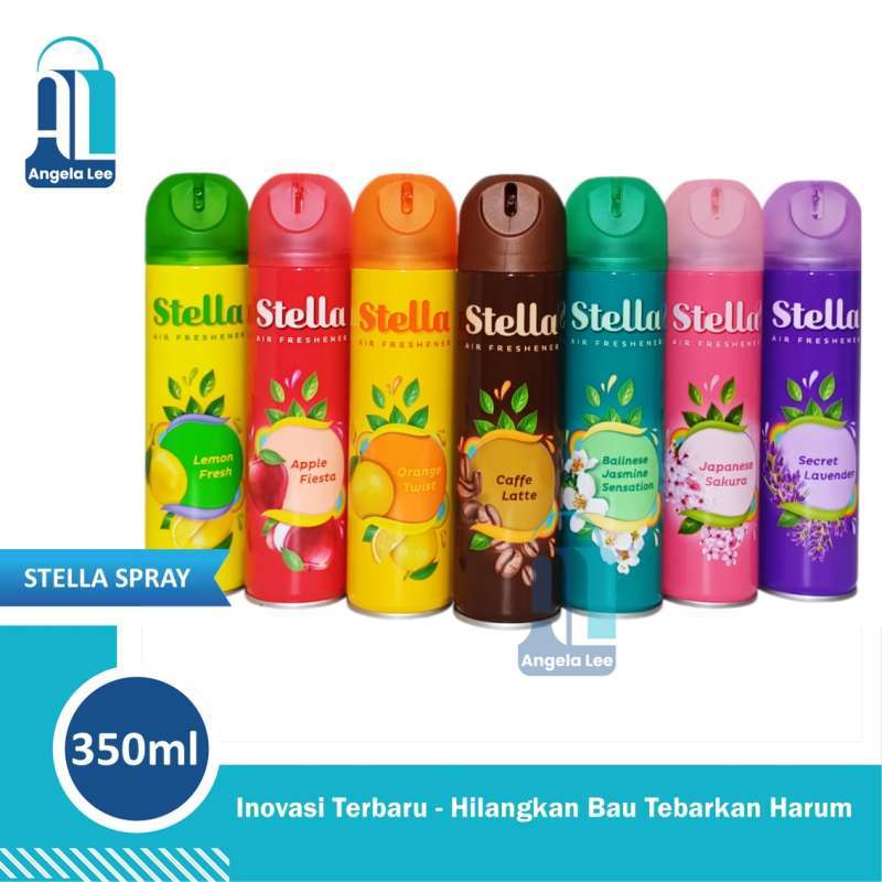 Jual Pengharum Ruangan Spray Stella Home Semprot Botol 350ml Wangi Usir ...