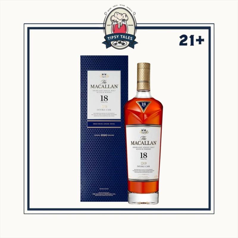 Jual The Macallan 18 Year Old Double Cask Scotch Whisky 700ml Di Seller Tipsytales - Kapasari ...