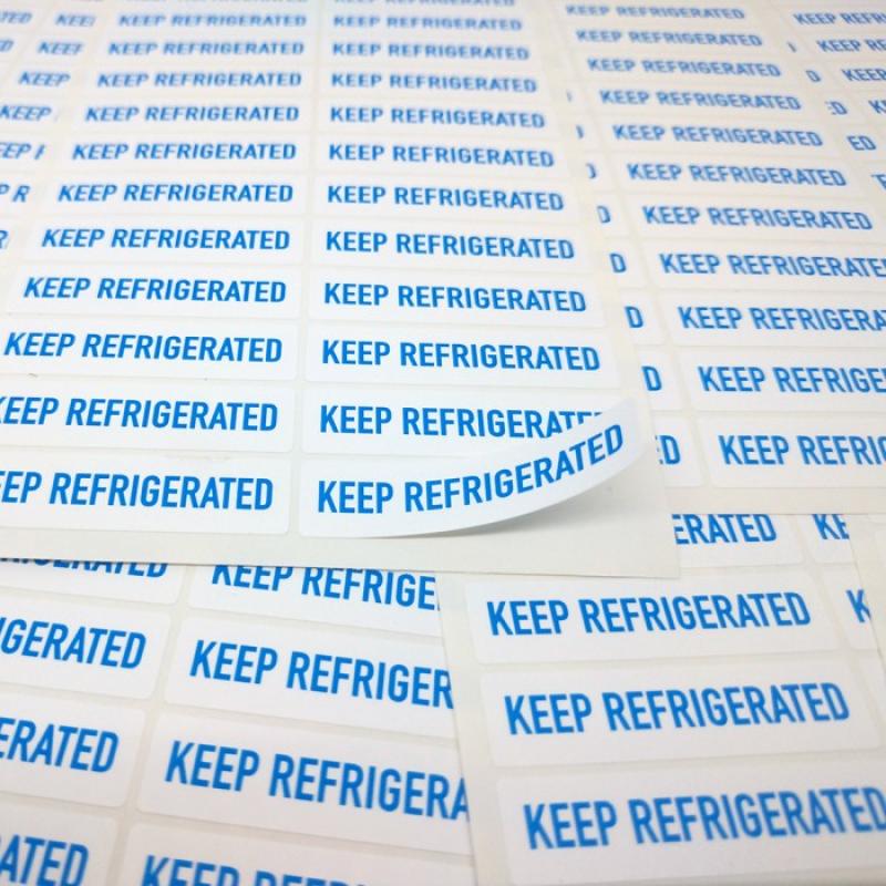Promo Sticker Keep Refrigerated Stiker Label Vinyl Simpan Di Kulkas 4 X ...