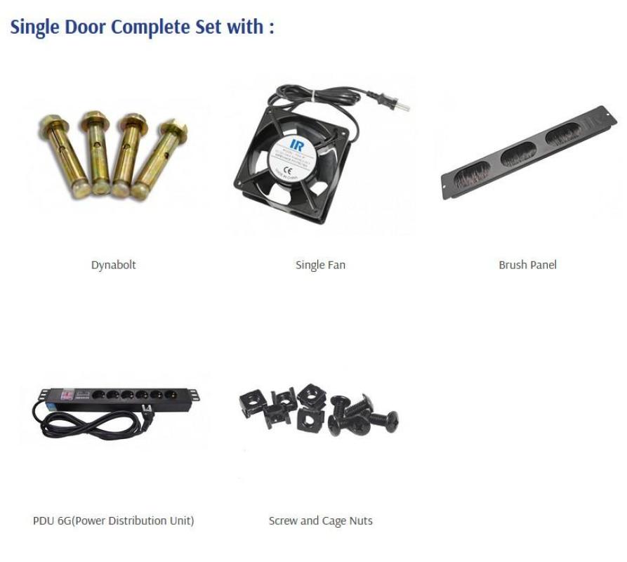 Jual Wallmount Indorack Wr5008s 8u 500mm Single Door Rack Server Wall ...