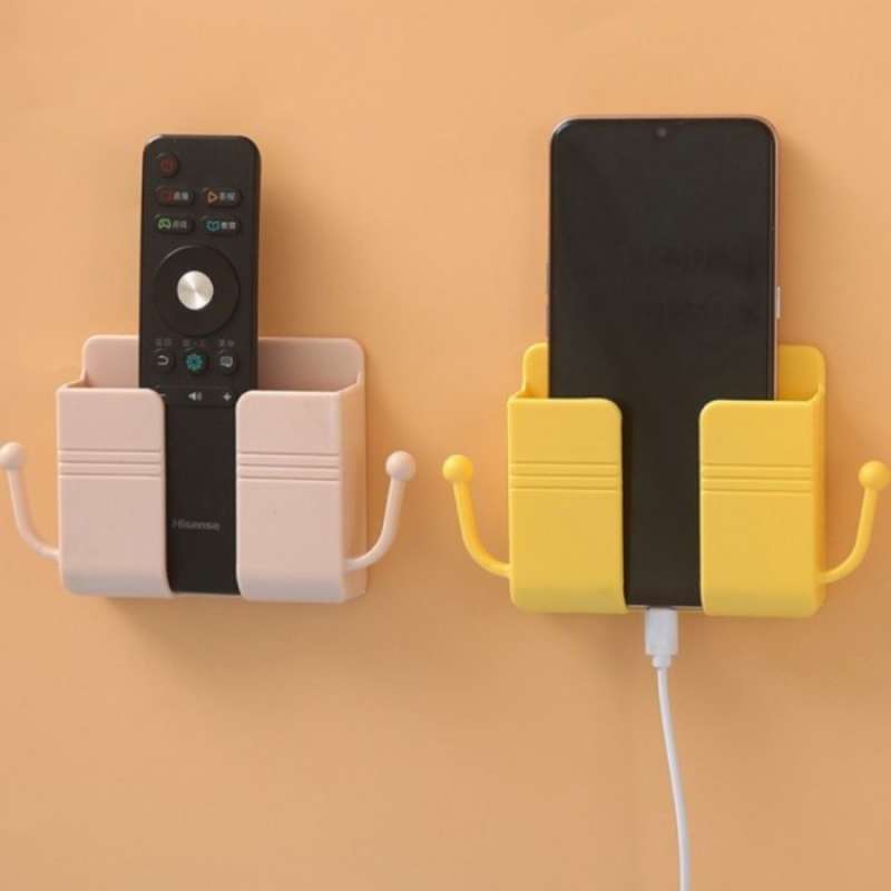 Promo Gen2 Rak Gantung Dudukan Hp Tempat Remote Ac Tv Tempel Dinding ...