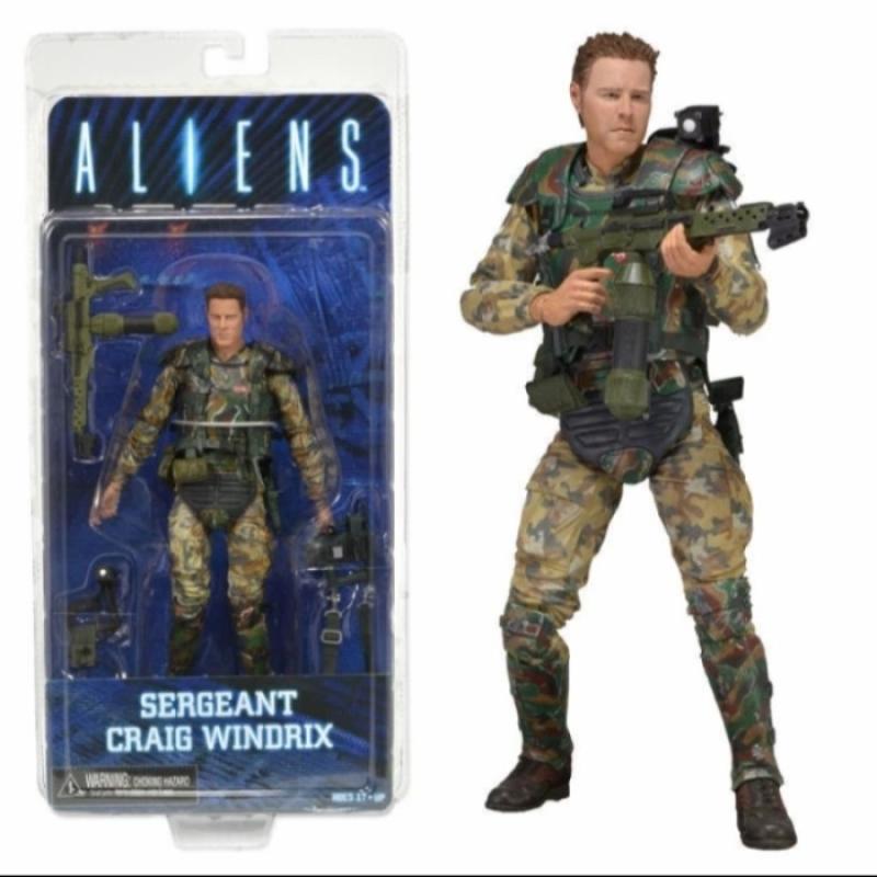 Promo Action Figure Neca Aliens Sergeant Craig Windrix Diskon 29% Di ...