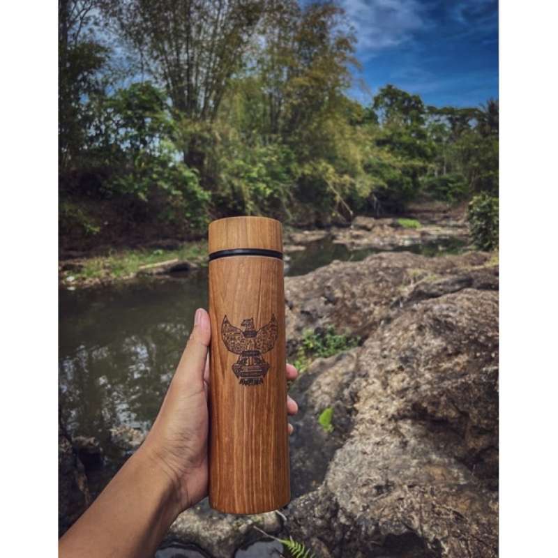 Jual Sae Wooden - Tumbler Botol Minum Kayu Jati Custom - Tumbler Endaru ...