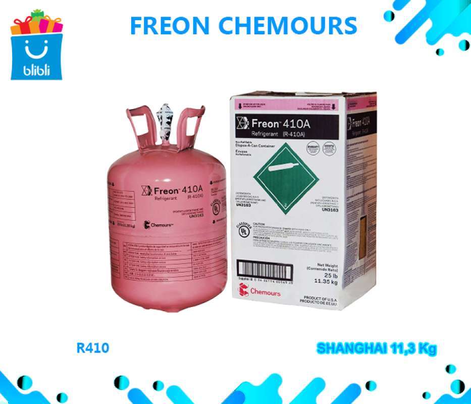 Jual Freon R410 Chemours Shanghai 10kg / Freon Chemours R410 Cina Di Seller Kuleo - Jurumudi ...