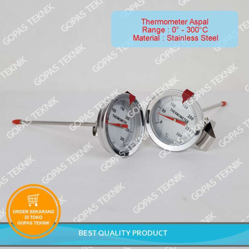 Promo Thermometer Aspal 0 - 300c Alat Pengukur Suhu Aspal Diskon 50% Di ...