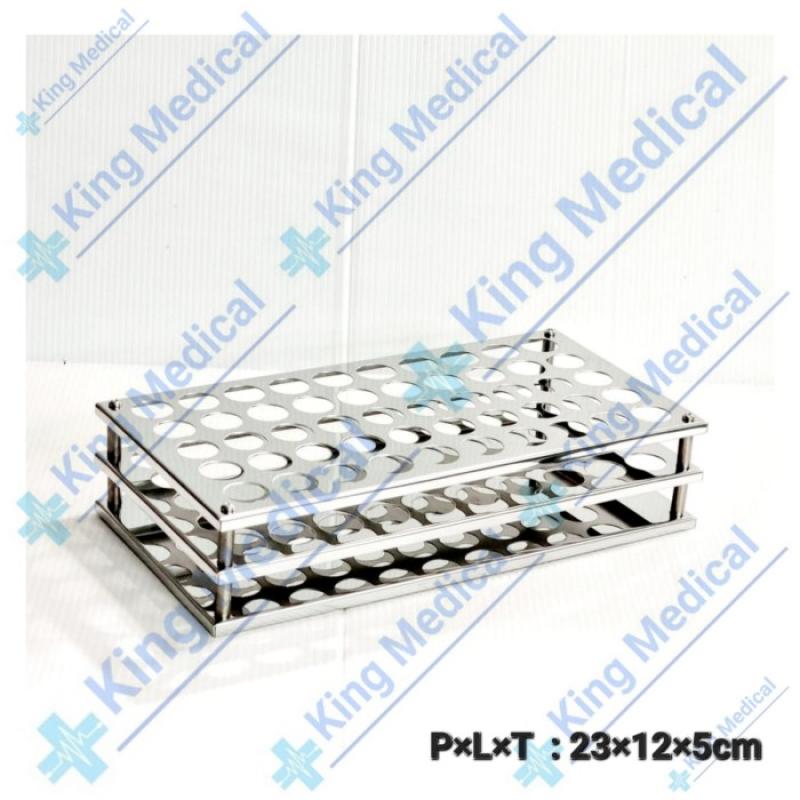 Promo Rak Tabung Reaksi Stainless Steel ( 12 Lubang )test Tube Rack Ss ...