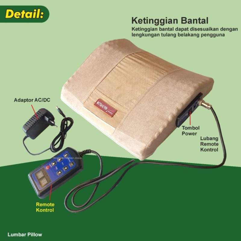 Jual Bantal Pijet Terapi Pijat Kesehatan Pinggang Syaraf Saraf Kejepit ...