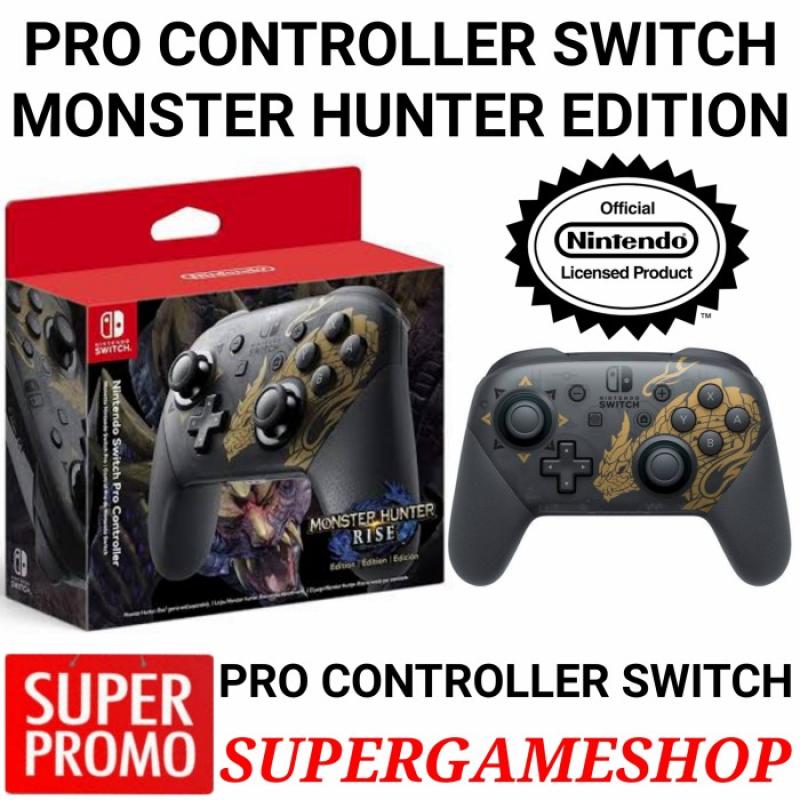 Jual Pro Controller Nintendo Switch Monster Hunter Rise Pro Controller ...