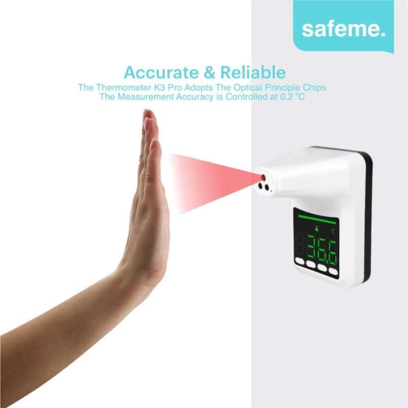 Jual Thermometer Digital Infrared Standing Termometer Dahi Dinding K3 ...