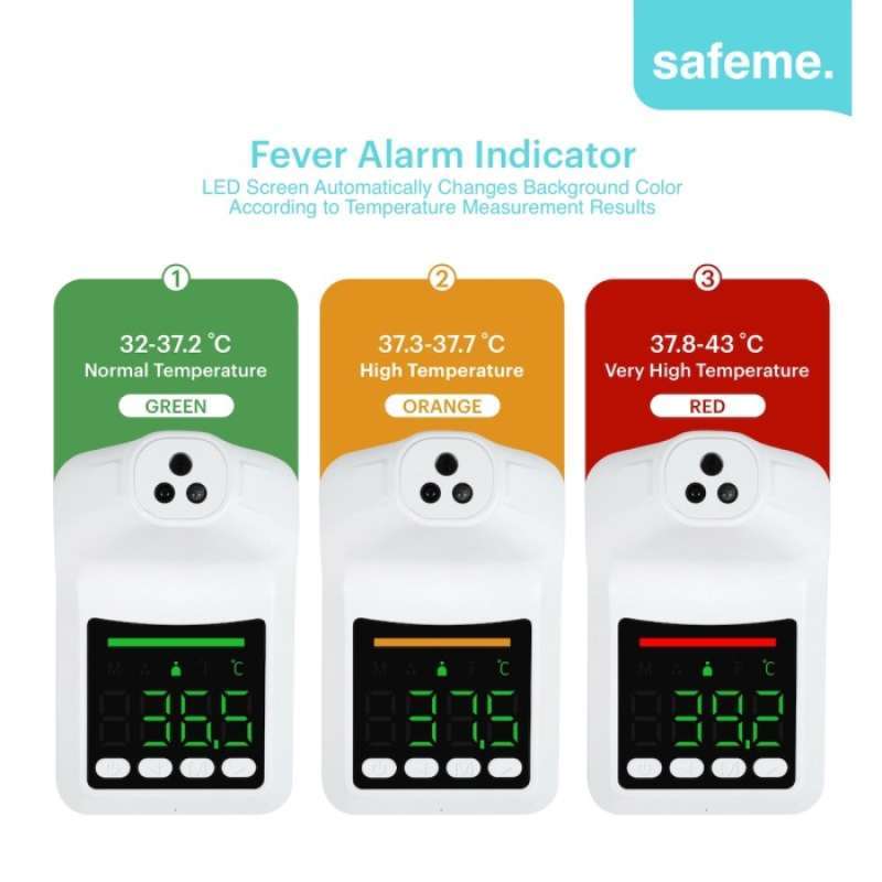 Jual Thermometer Digital Infrared Standing Termometer Dahi Dinding K3 ...