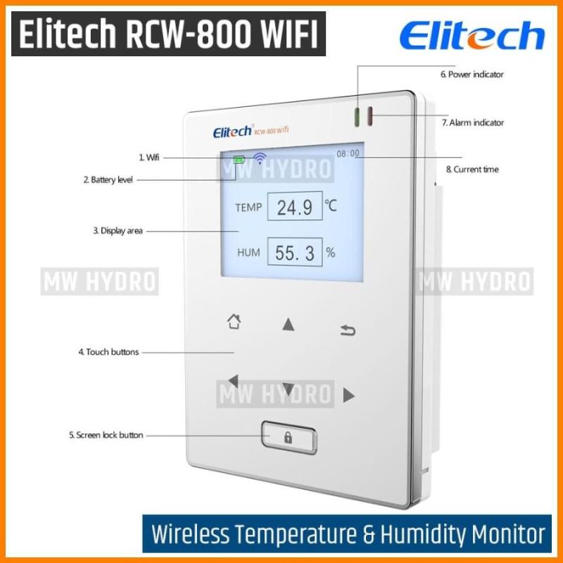 Jual Elitech Rcw-800 Wifi - Wifi Temperature & Humidity Data Logger Di ...