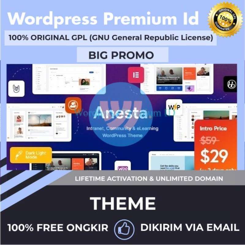 Jual Anesta – Intranet, Extranet, Community And Buddypress Wordpress Theme Di Seller Lima ...