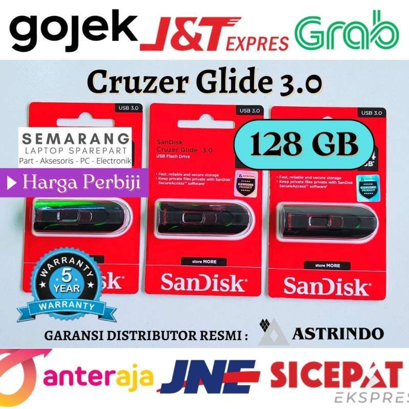 Jual Sandisk Cruzer Glide 128gb Usb 3.0 Flashdisk Flash Disk Drive Fd ...