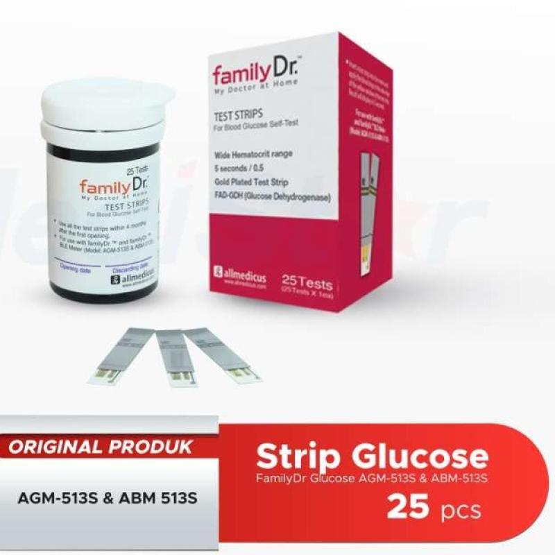 Promo FAMILY DR - Glucose Strip Cek Gula Darah @25 Strip Diskon 36% di ...