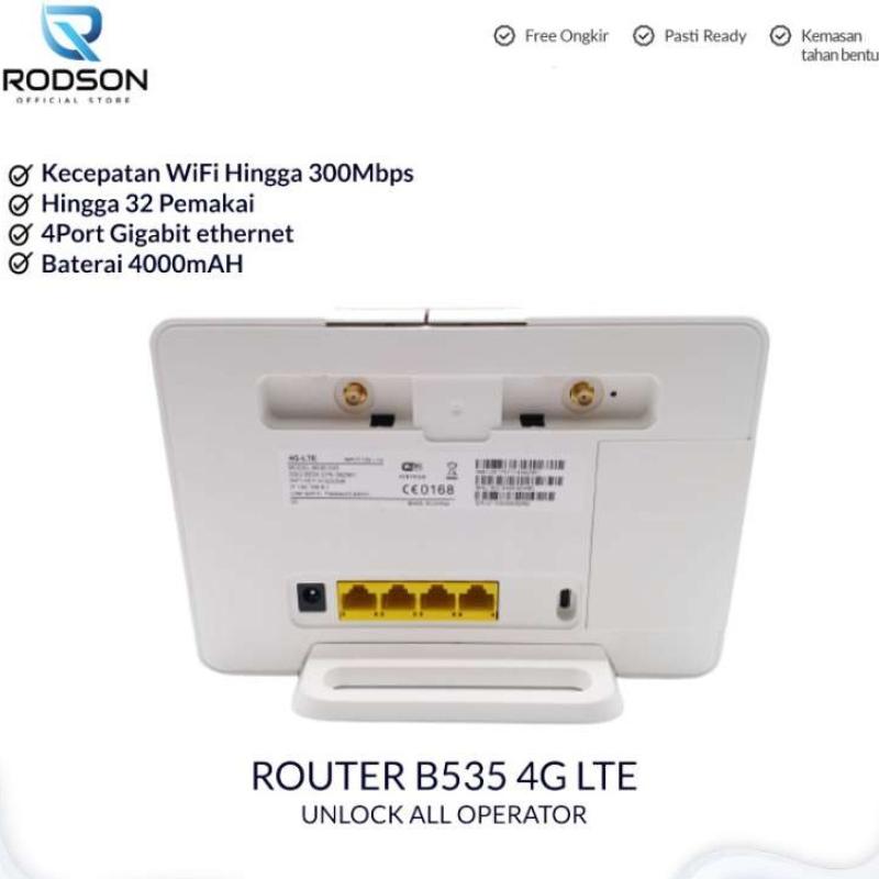 Jual Rodson Router 4g B535 Pro+ Lte 300mbps Unlock Baterai 4000mah Di ...