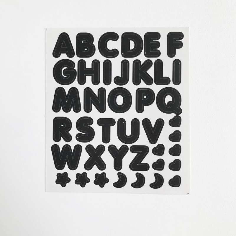 Jual Stiker Huruf Aesthetic Abjad Cute Stiker Alfabet Lucu Deco Korea ...