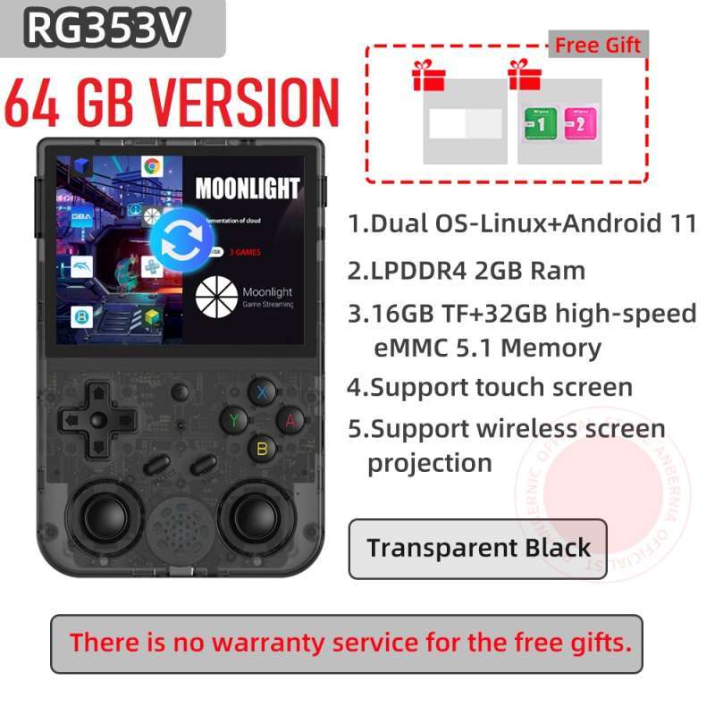 Jual Anbernic Rg353v 64gb Handheld Retro Game Console Emulator 5000 ...