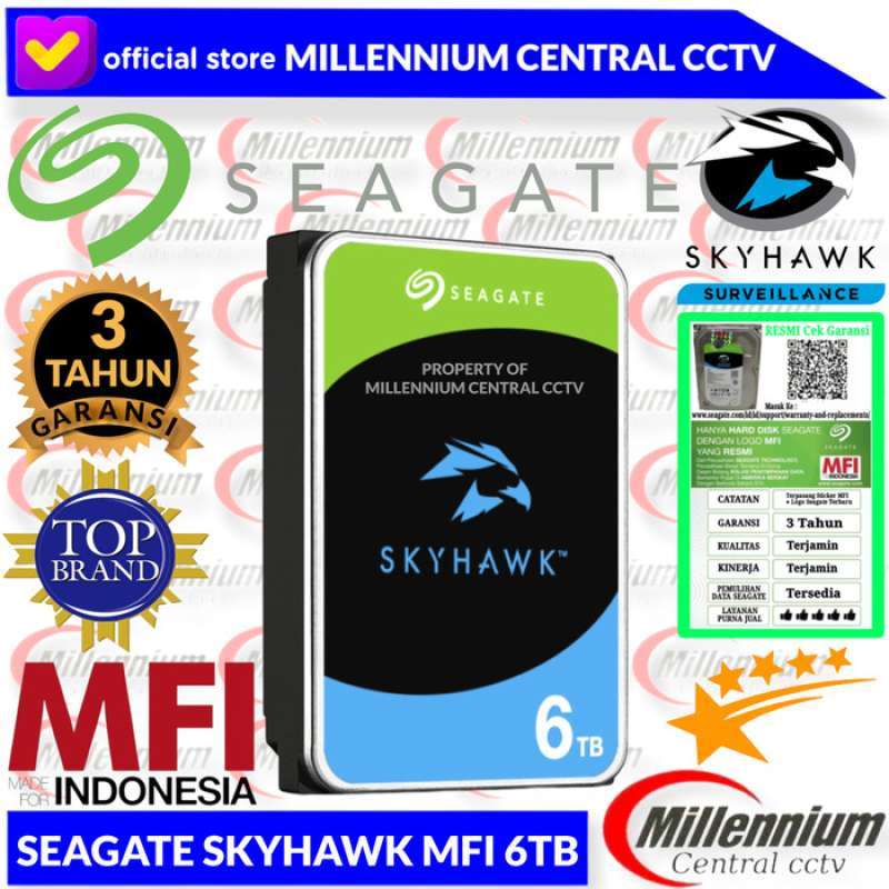 Promo Hardisk Seagate Skyhawk 6tb / Hardisk Surveillance / Hardisk ... Promo Hardisk Seagate Skyhawk 6tb / Hardisk Surveillance / Hardisk ...