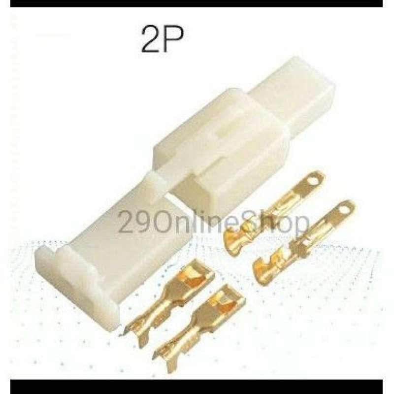 Jual soket 2 pin kecil socket konektor connector conector skun kabel ...