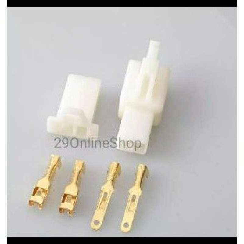 Jual soket 2 pin kecil socket konektor connector conector skun kabel ...