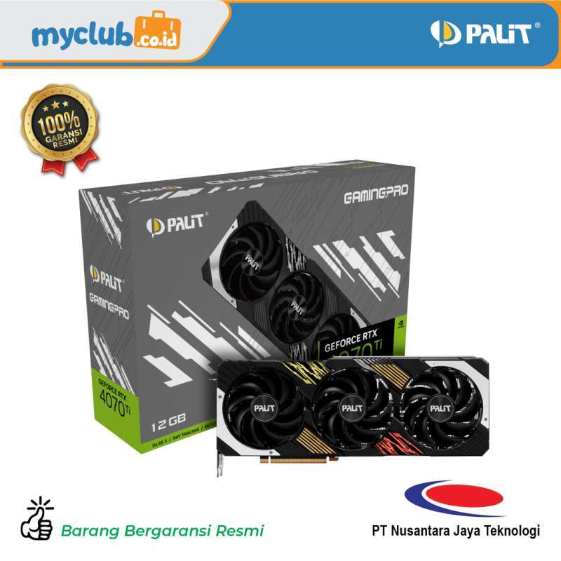 Jual PALIT VGA GeForce RTX™ 4070 Ti GamingPro 12GB 192bit GDDR6X di ...