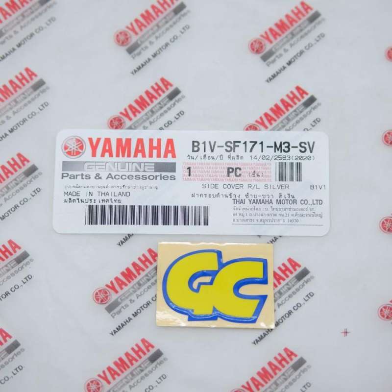 Jual Side Cover Kiri Kanan Silver Yamaha Xsr 155 Original Di Seller ...