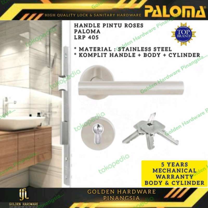 Promo Kunci Pintu Set Handle Pintu Stainless Gagang Pintu Paloma Lrp ...