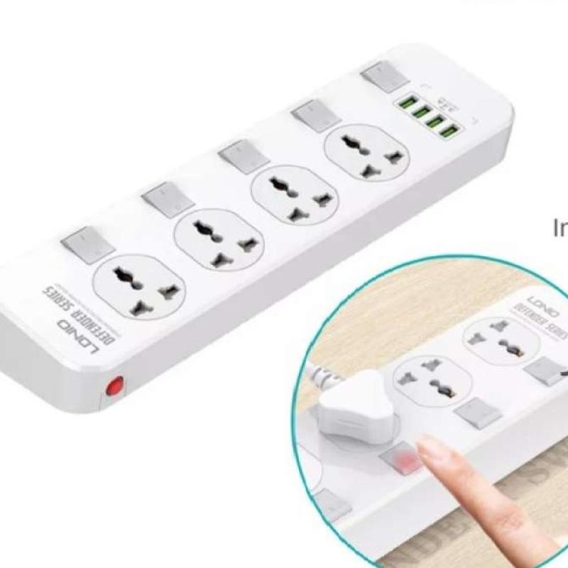 Promo STOP KONTAK LDNIO COLOKAN LISTRIK SC4408 4 USB OUTPUT 3.4A 2500W Diskon 23% di Seller ...