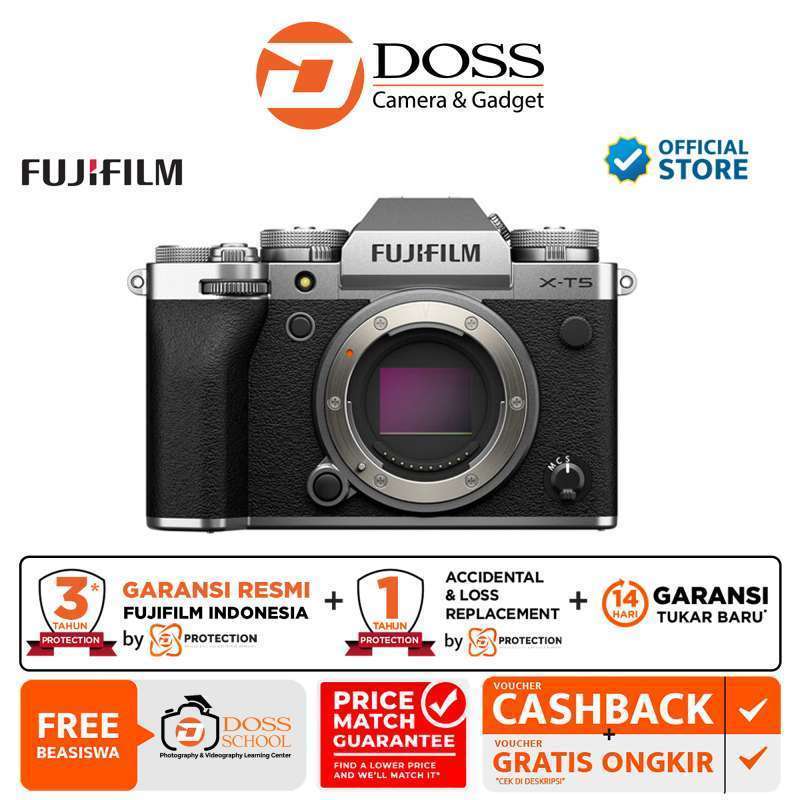 Jual Fujifilm X-T5 Mirrorless Camera Fujifilm XT5 Silver - KIT 1680 di ... Jual Fujifilm X-T5 Mirrorless Camera Fujifilm XT5 Silver - KIT 1680 di ...