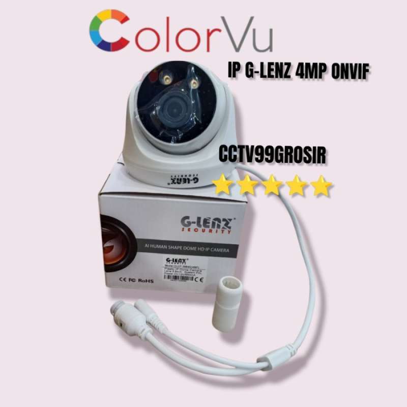 Promo IP CAMERA INDOOR 4MP Full Color Onvif, Ip Cam Glenz PoE,Ipcam ...