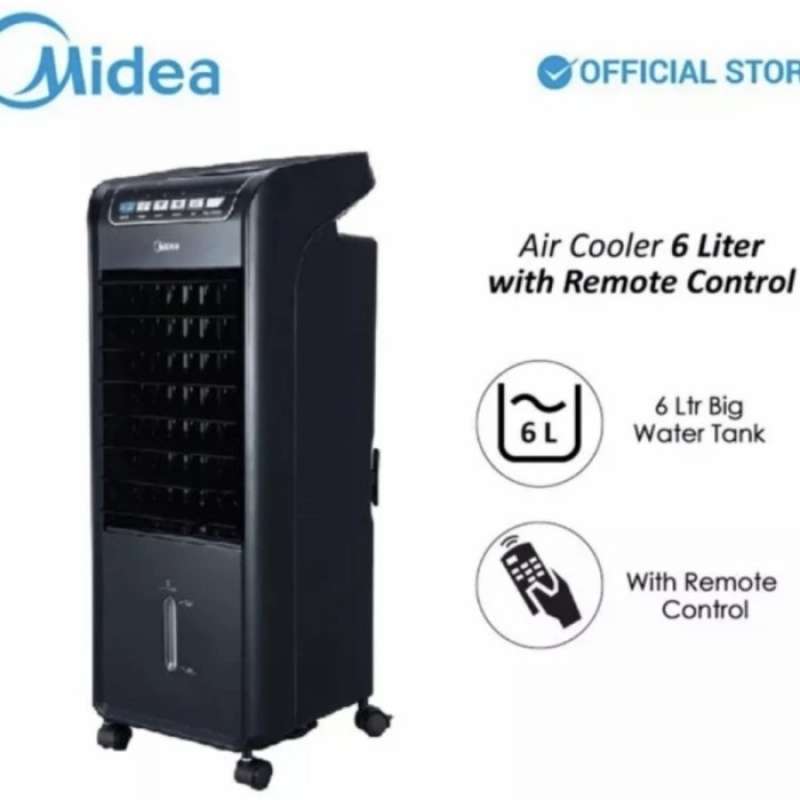 Promo MIDEA AIR COOLER AC 100A BLACK REMOTE Diskon 33% di Seller Emma ...