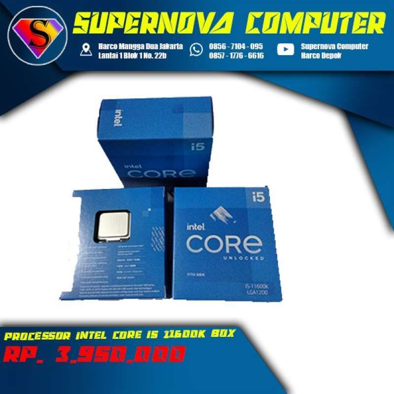 Promo Processor Intel Core I5 11600k Box Diskon 23% Di Seller Ulita ...