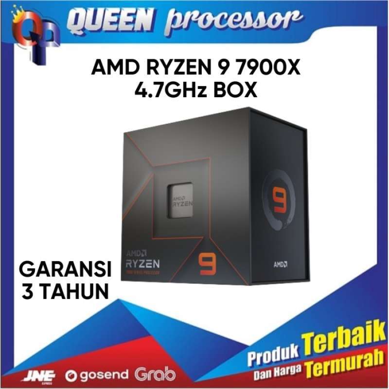 Promo PROCESSOR AMD RYZEN 9 7900X 4.7GHz BOX Diskon 23% di Seller Ulita ...