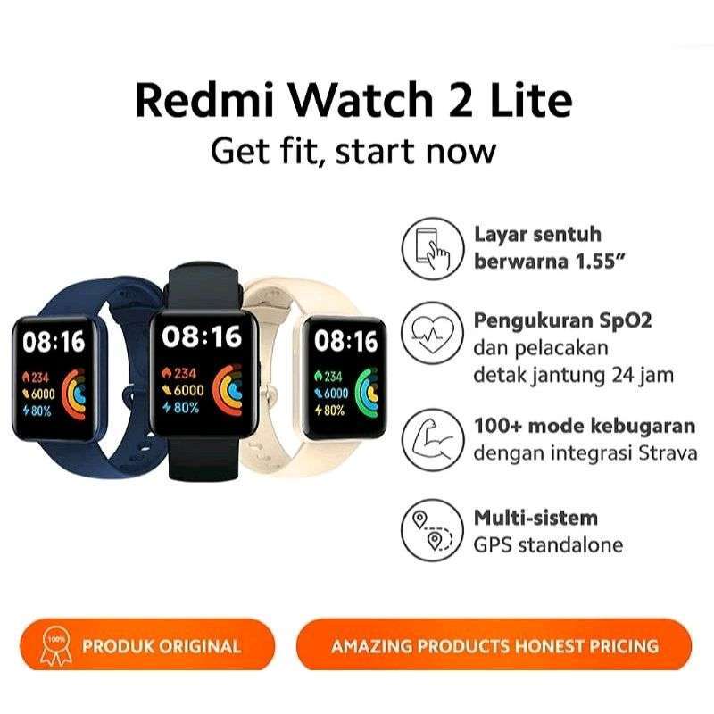 Jual XIAOMI Redmi Watch 2 Lite Smartwatch Garansi Resmi di Seller ...