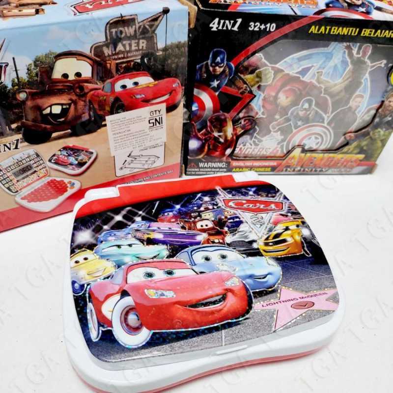 Jual Laptop Mini 2 Bahasa Karakter Princess HK Transformers Thomas Ben ...