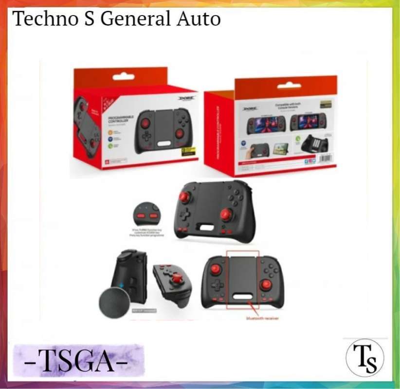 Promo Dobe Programmable Controller Switch Oled V1 V2 Split Gamepad ...
