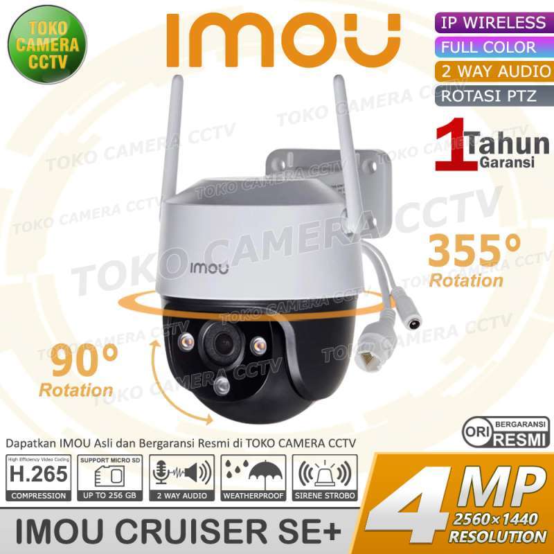 Jual IMOU CRUISER SE+ 4MP CCTV WIFI KAMERA IP CAMERA WIRELESS PTZ 360 ...