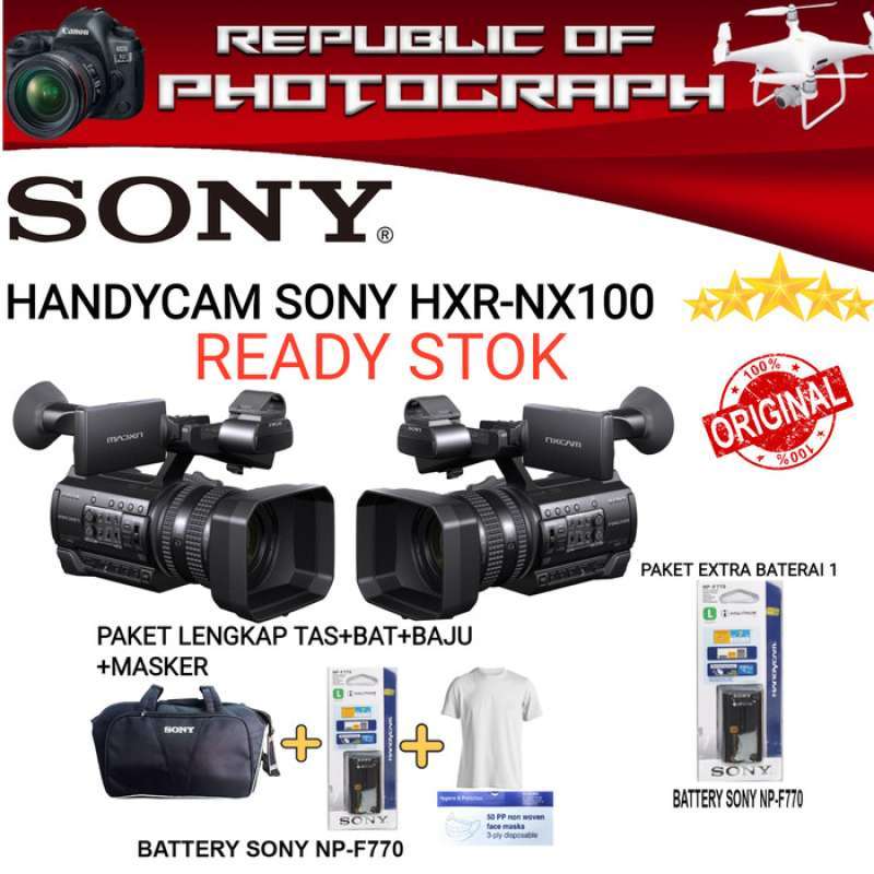 Jual Sony Camcorder Hxr-Nx100 Garansi Resmi Sony Indonesia di Seller ...