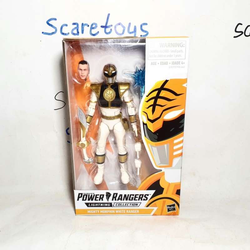 Promo Hasbro Power Rangers Lightning Collection Mighty Morphin White ...