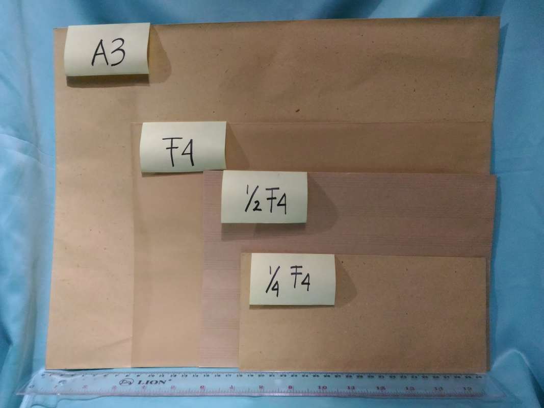 Jual Amplop Coklat Ukuran F4 Folio 1pack Isi 100pcs Bagus Murah Ready ...