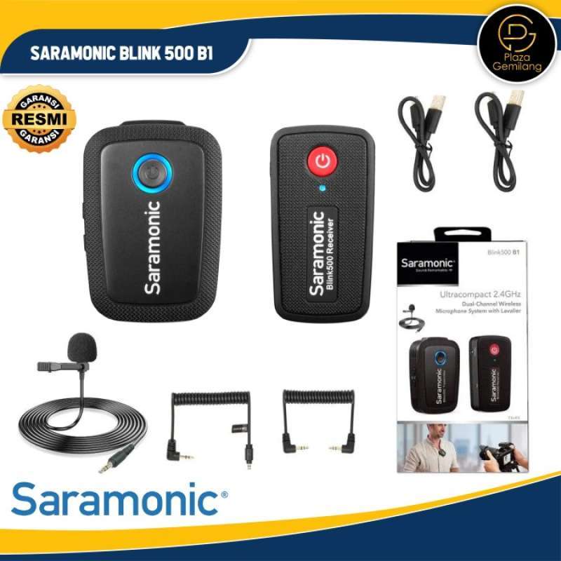Promo Saramonic Blink 500 B1 Wireless Omni Lavalier Mic System 2 4