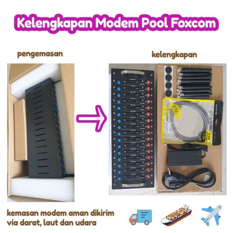 Promo Modem Pool Foxcom 16 Port Sms Gateway Modempool Modemfull 16port ...
