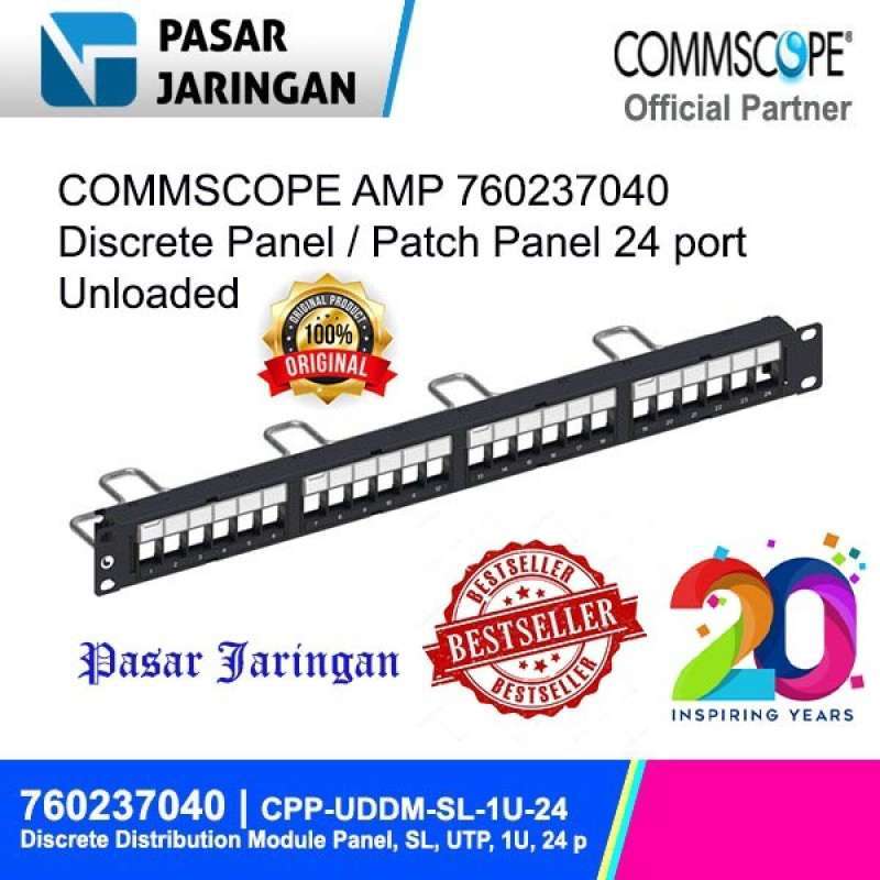 Promo COMMSCOPE AMP 760237040 Discrete Panel / Patch Panel 24 port ...