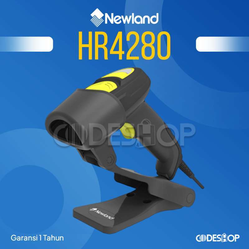 Jual Scanner Barcode Newland HR4280 Imager 1D & 2D USB QR Code e-Faktur ...