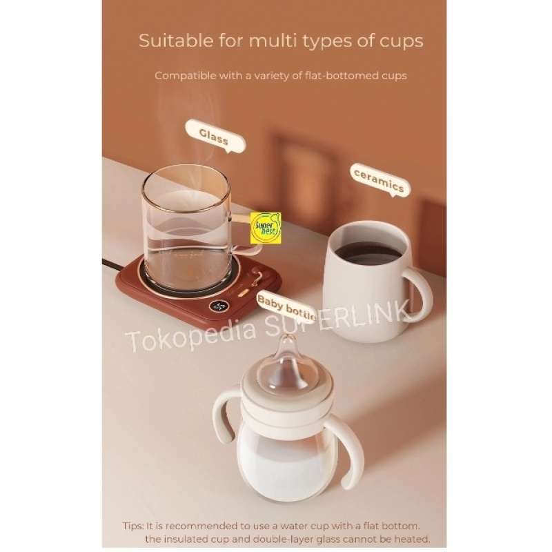 Promo Retro Heating Coaster Penghangat Minuman Teh Kopi Susu Air Warmer ...