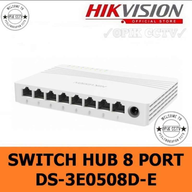 Promo SWITCH HUB GIGABIT 8 PORT DS-3E0508D-E GIGABIT UNMANAGED SWITH ...