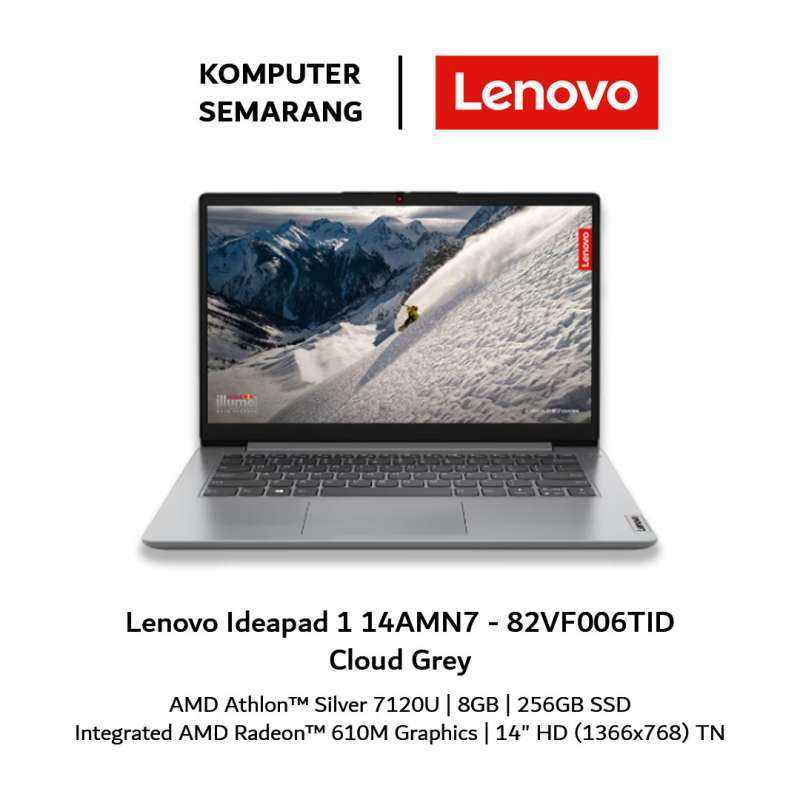 Promo Lenovo Ideapad 1 14amn7 - 6tid Cloud Grey [athlon™ Silver 7120u ...