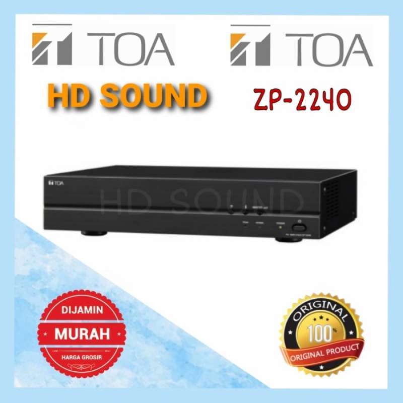 Promo POWER AMPLIFIER TOA ZP-2240 (240 watt) ORIGINAL Diskon 23% di ...