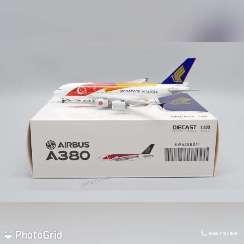 Promo Singapore Airlines SG50 A380 9V-SKI JC Wings 1:400 Diskon 23% di ...